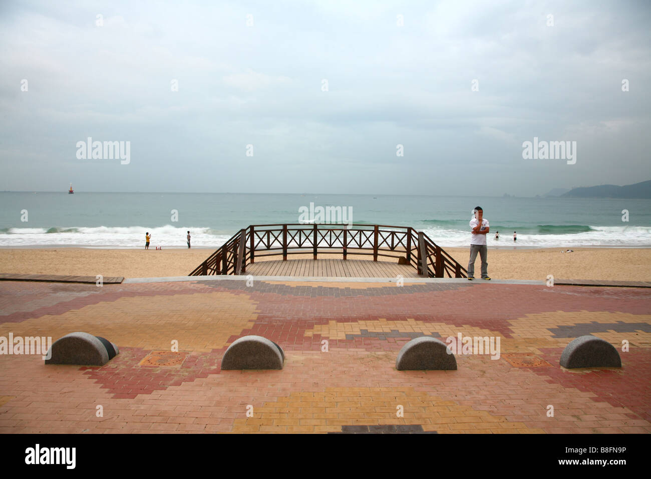 Busan (Pusan) beach in South Korea Stock Photo - Alamy