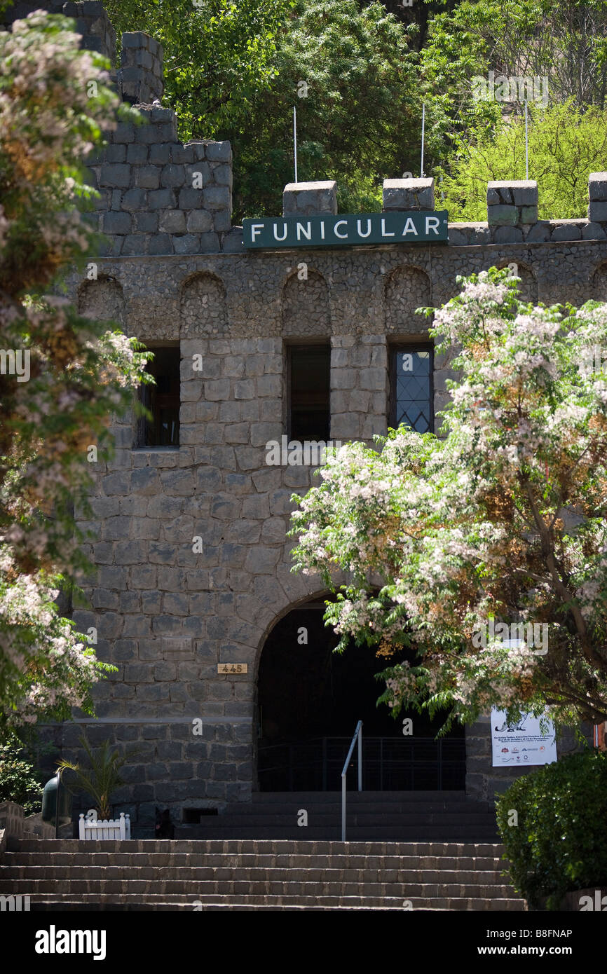 Santiago funicular hi-res stock photography and images - Alamy
