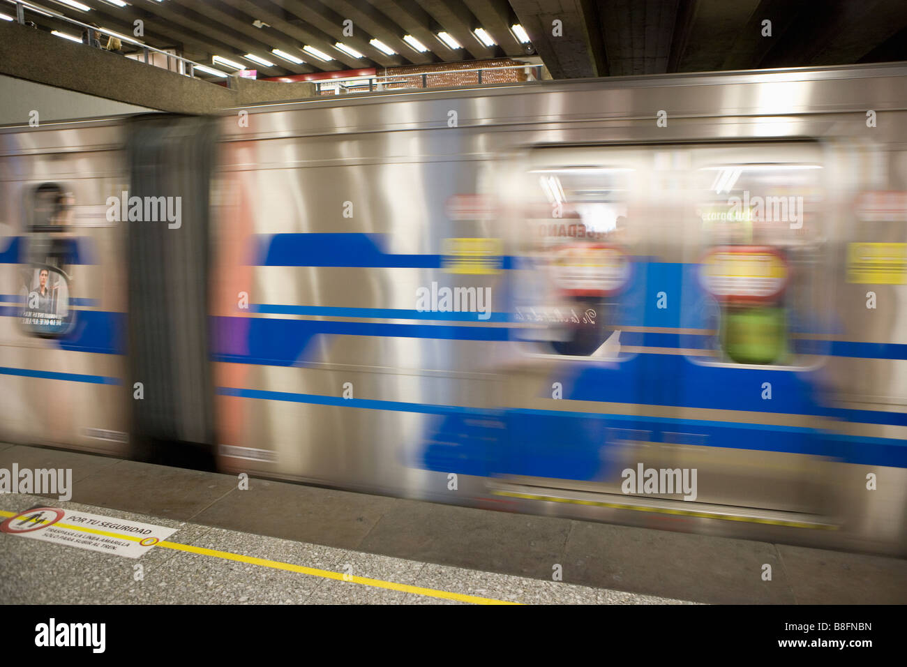 Subway Santiago Chile Stock Photo - Alamy