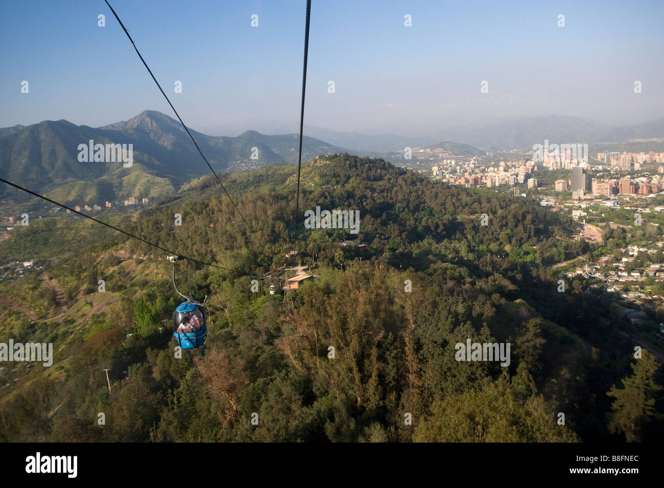 Funicular Santiago Chile Stock Photo - Alamy