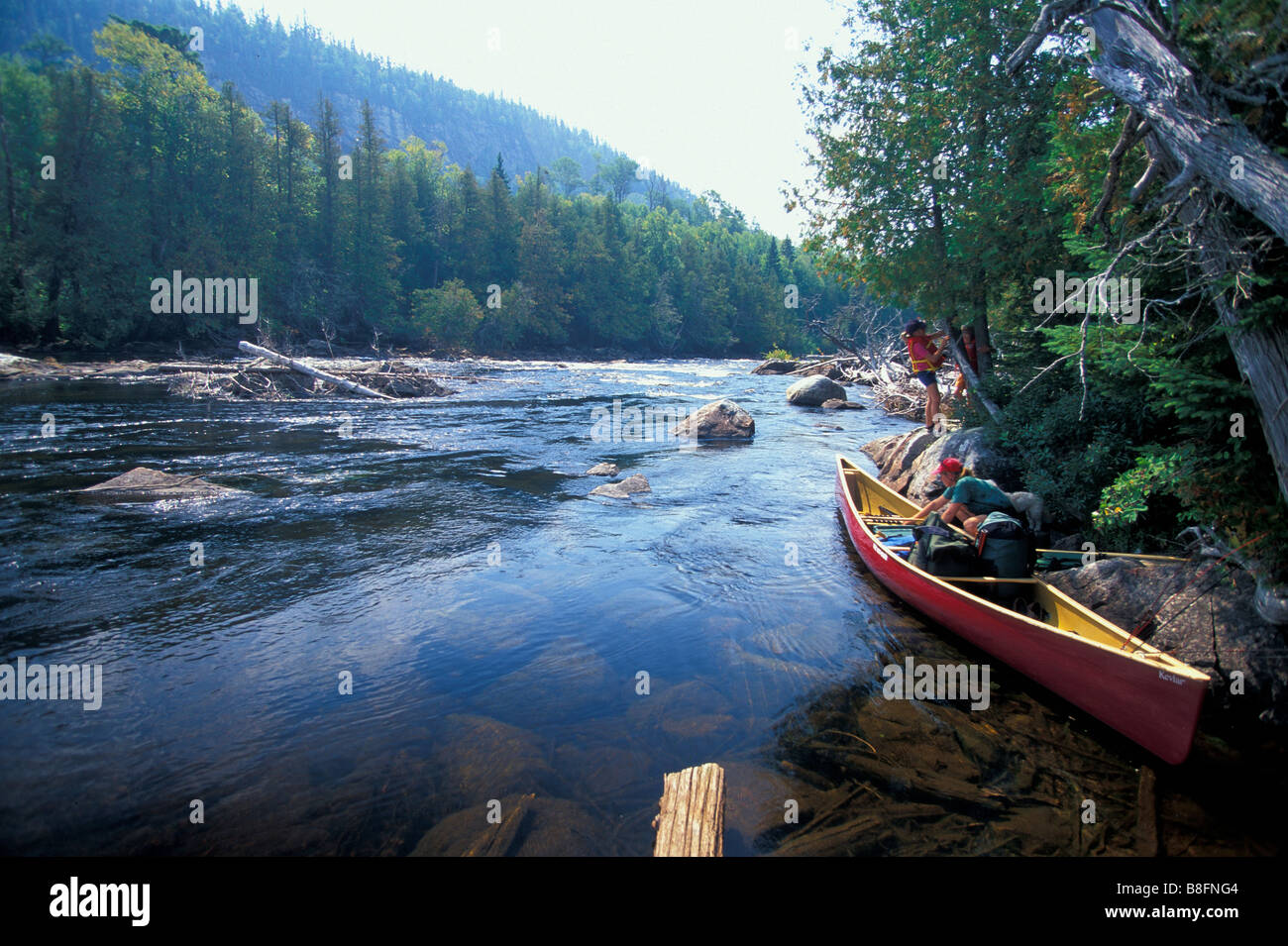 Tripping canoe hi-res stock photography and images - Alamy