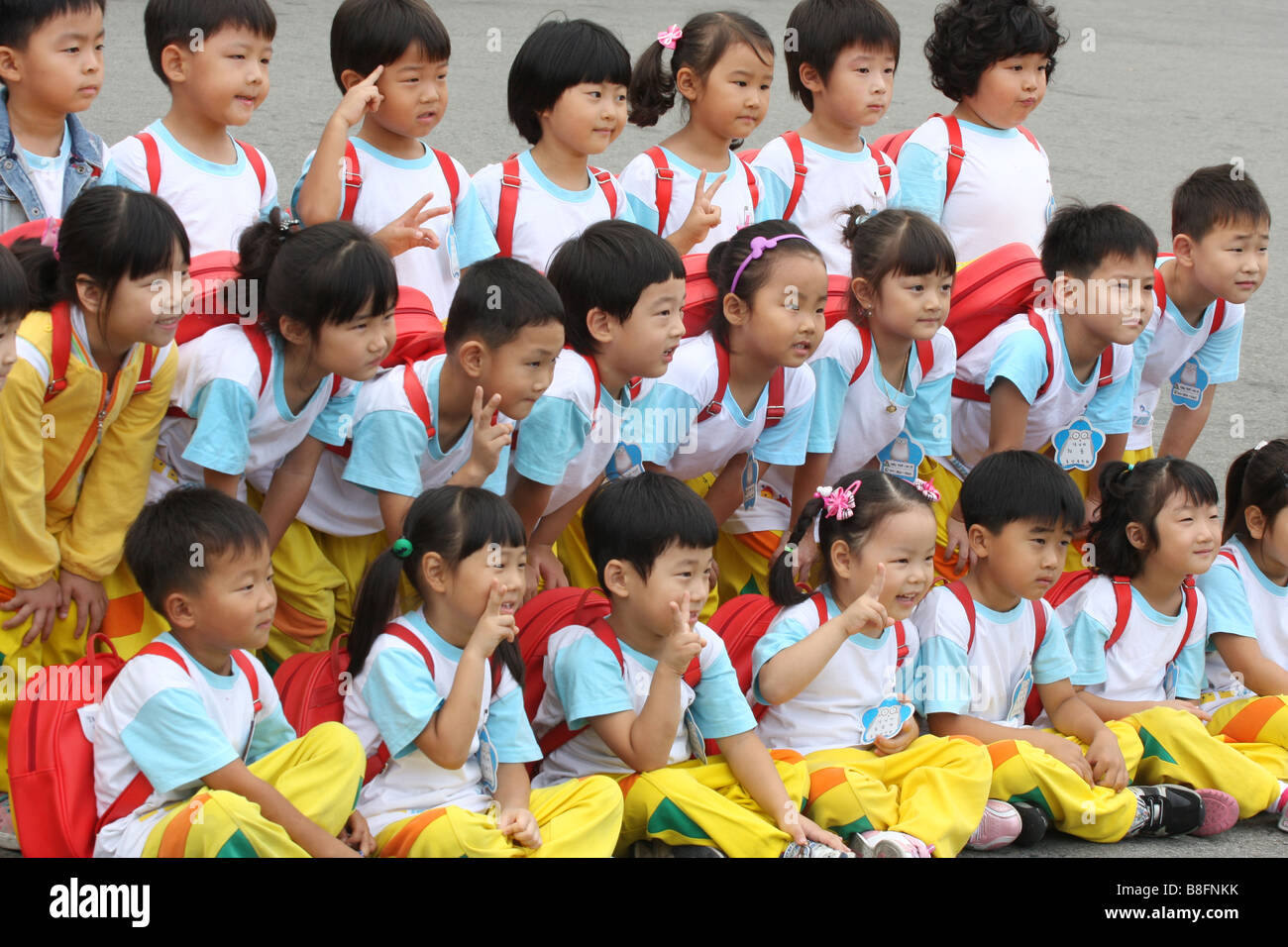 Children in Gyeongju South Korea Stock Photo - Alamy