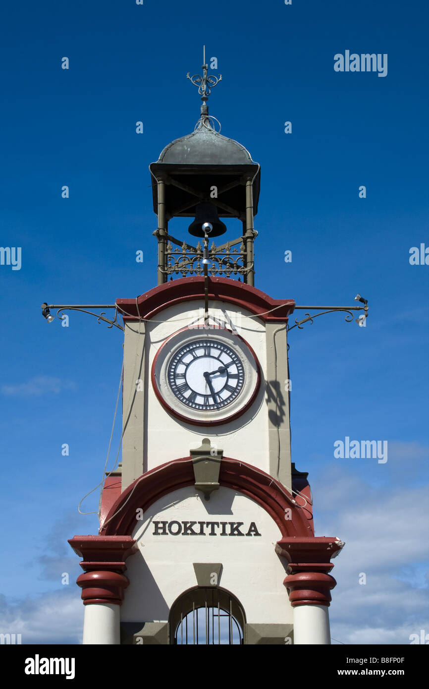 Clocktower Hokitika New Zealand Stock Photo - Alamy