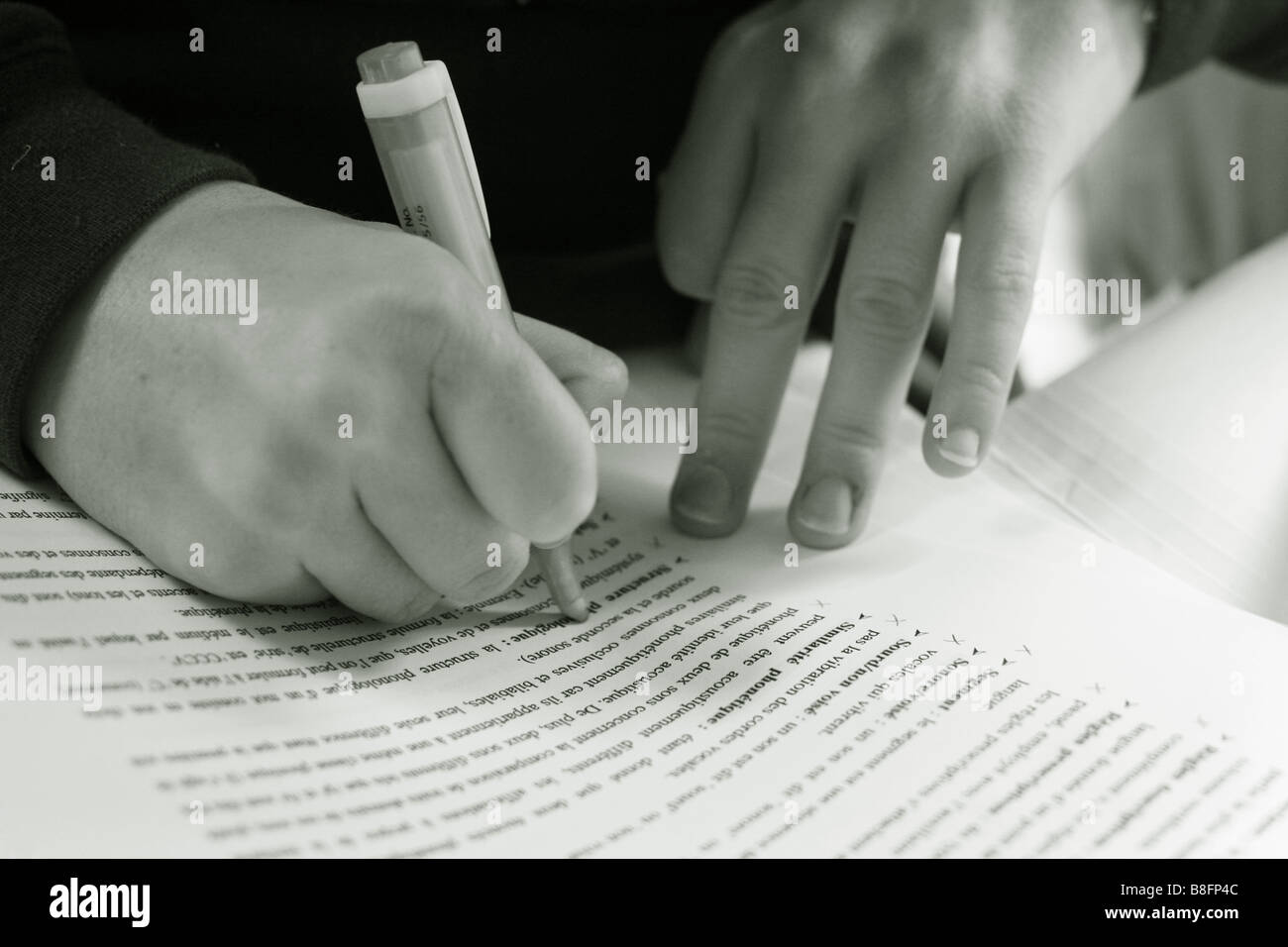 Underline student hi-res stock photography and images - Alamy