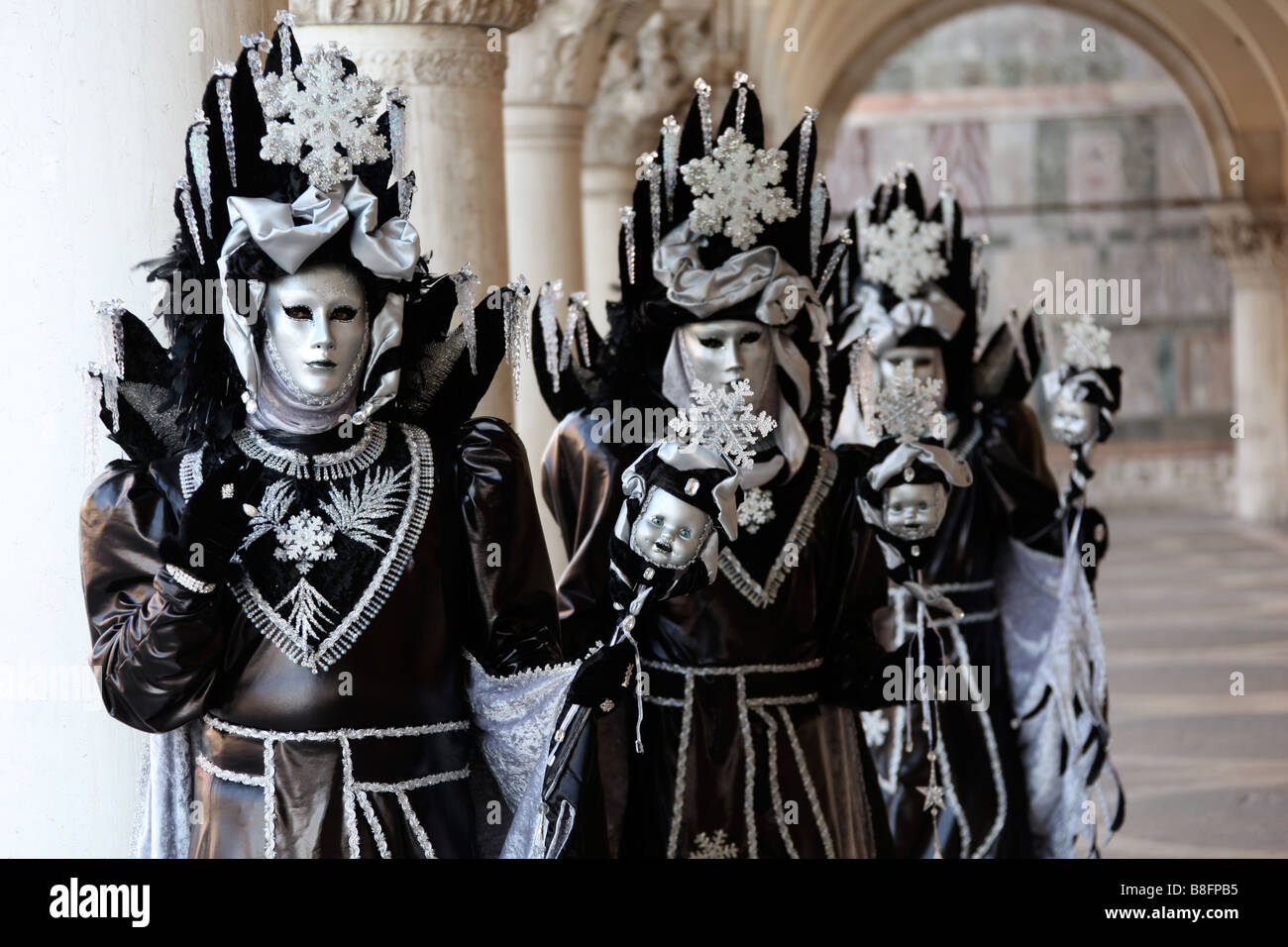 Venice Carnivale, Carnival characters Stock Photo - Alamy