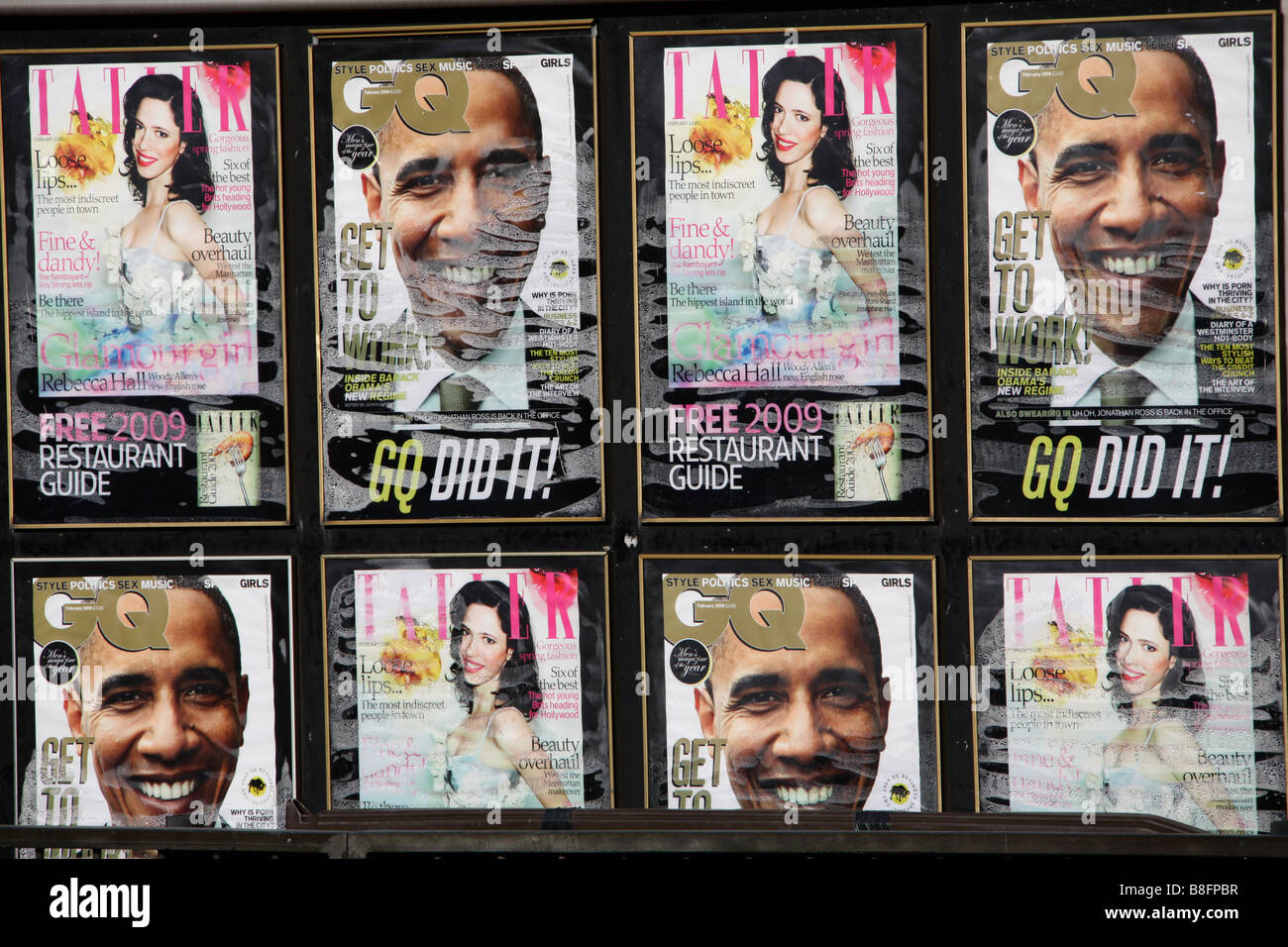 Barack Obama magazine covers Stock Photo - Alamy