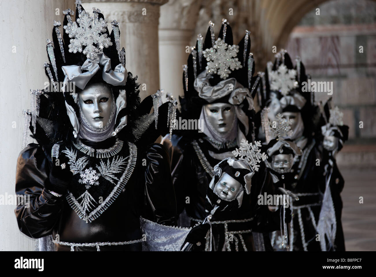 Venice Carnivale, Carnival characters Stock Photo - Alamy