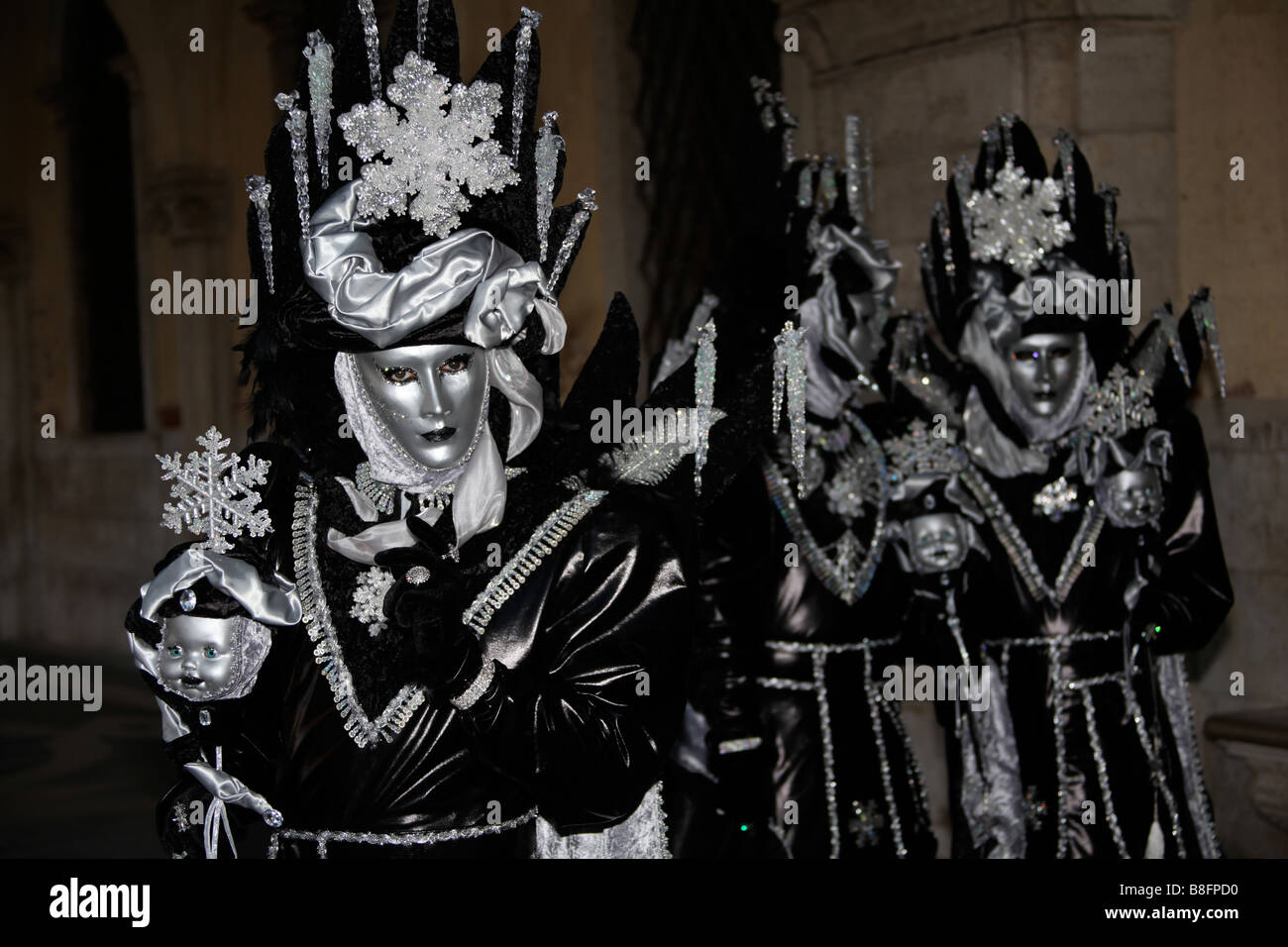 Venice Carnivale, Carnival characters Stock Photo - Alamy
