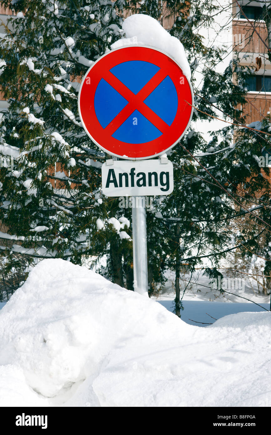 Motorways sign in Austria Stock Photo - Alamy