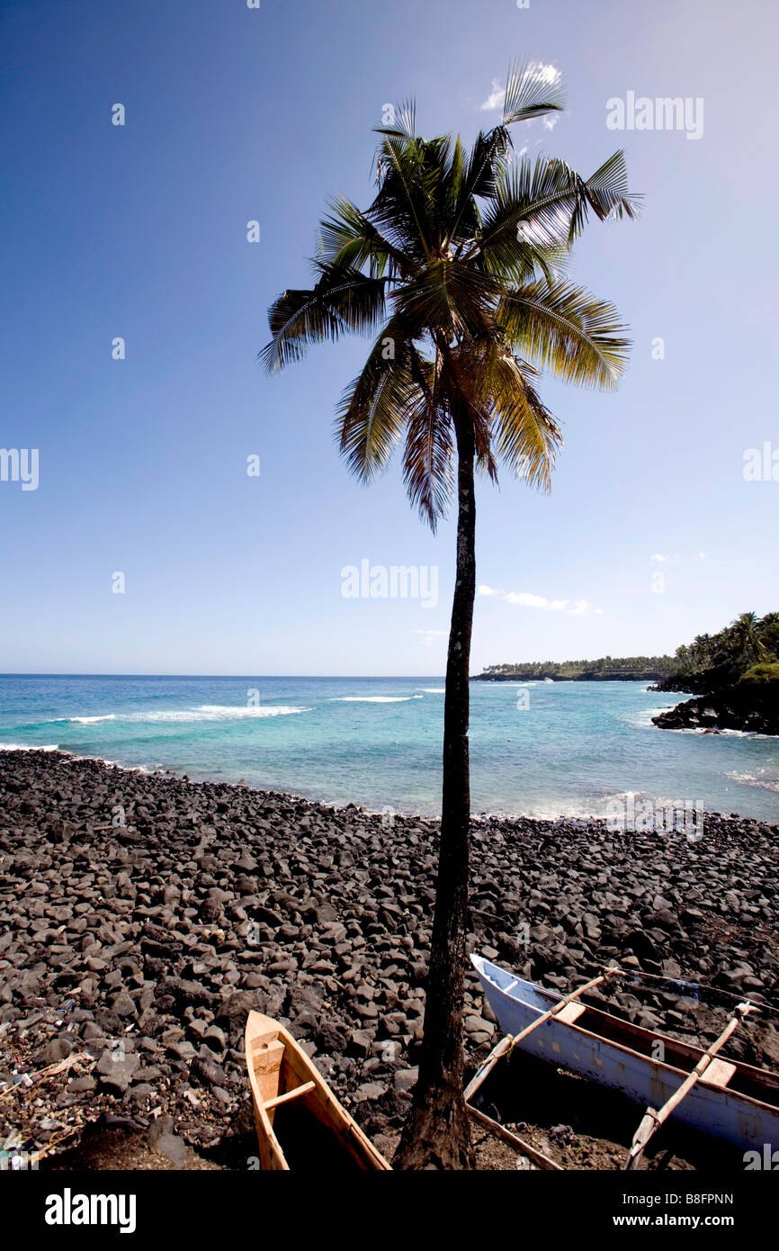 Comoros, Grande Comore, galawa canoes Stock Photo - Alamy
