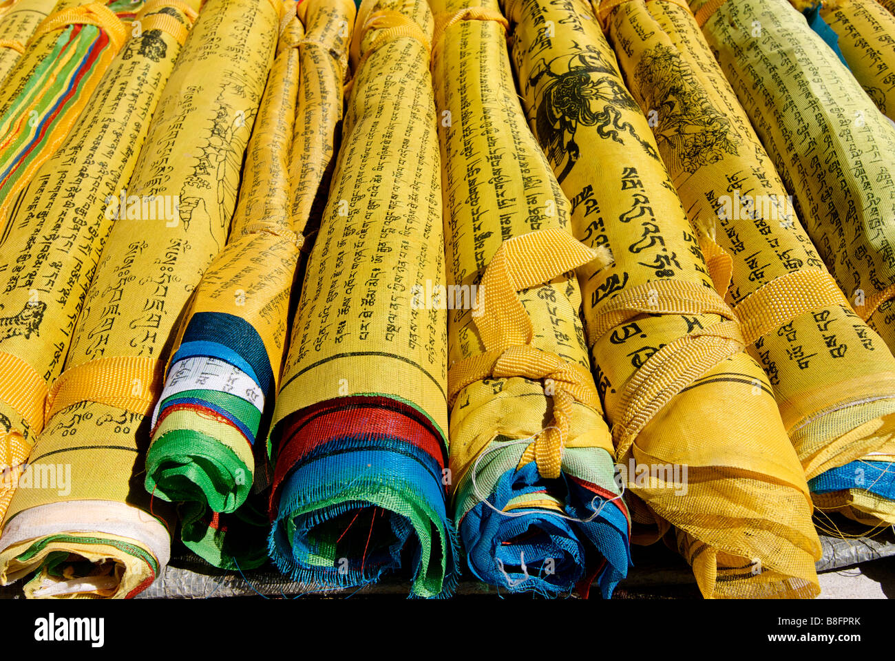 Buddhist prayer rolls hi-res stock photography and images - Alamy
