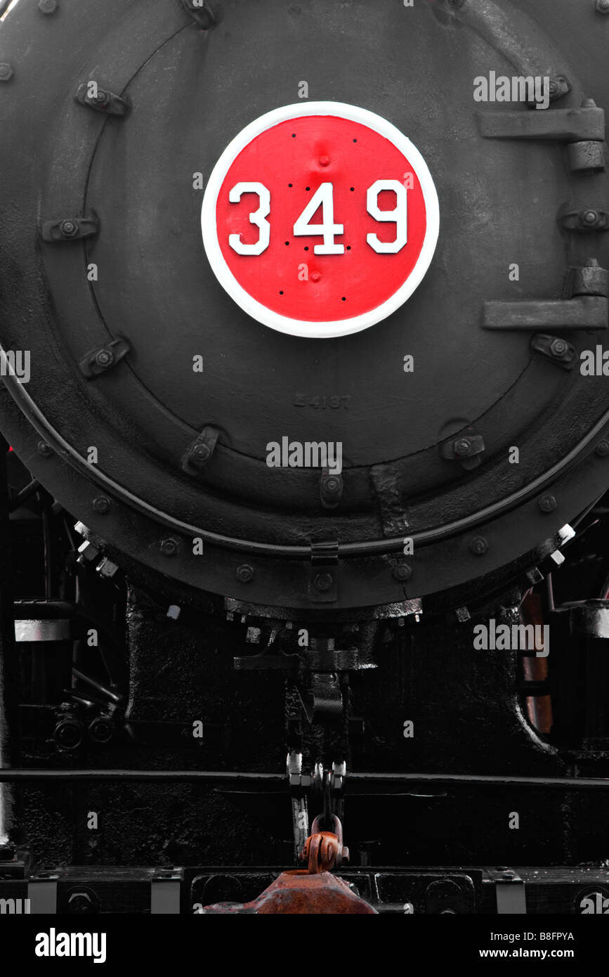 Front end of a train at the Tennessee Valley Railroad Museum Stock ...