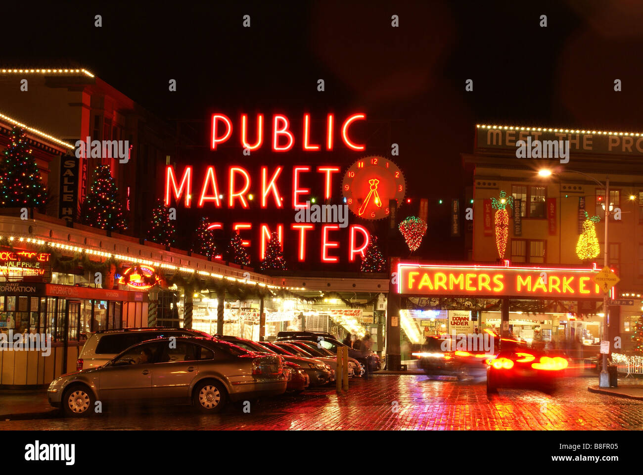 Seattle rain market hi-res stock photography and images - Alamy