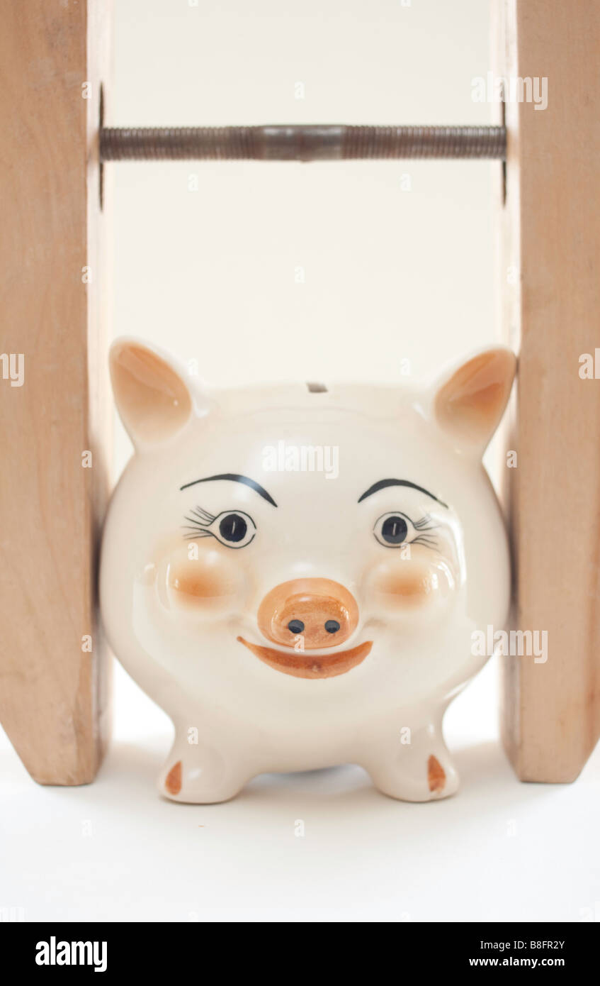 Money piggy bank Cut Out Stock Images & Pictures - Alamy