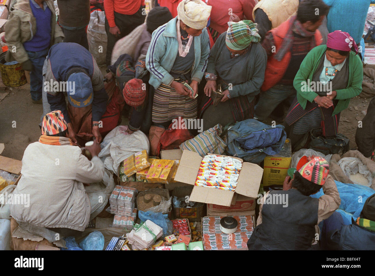 Namche bazaar and market and nepal hi-res stock photography and images ...
