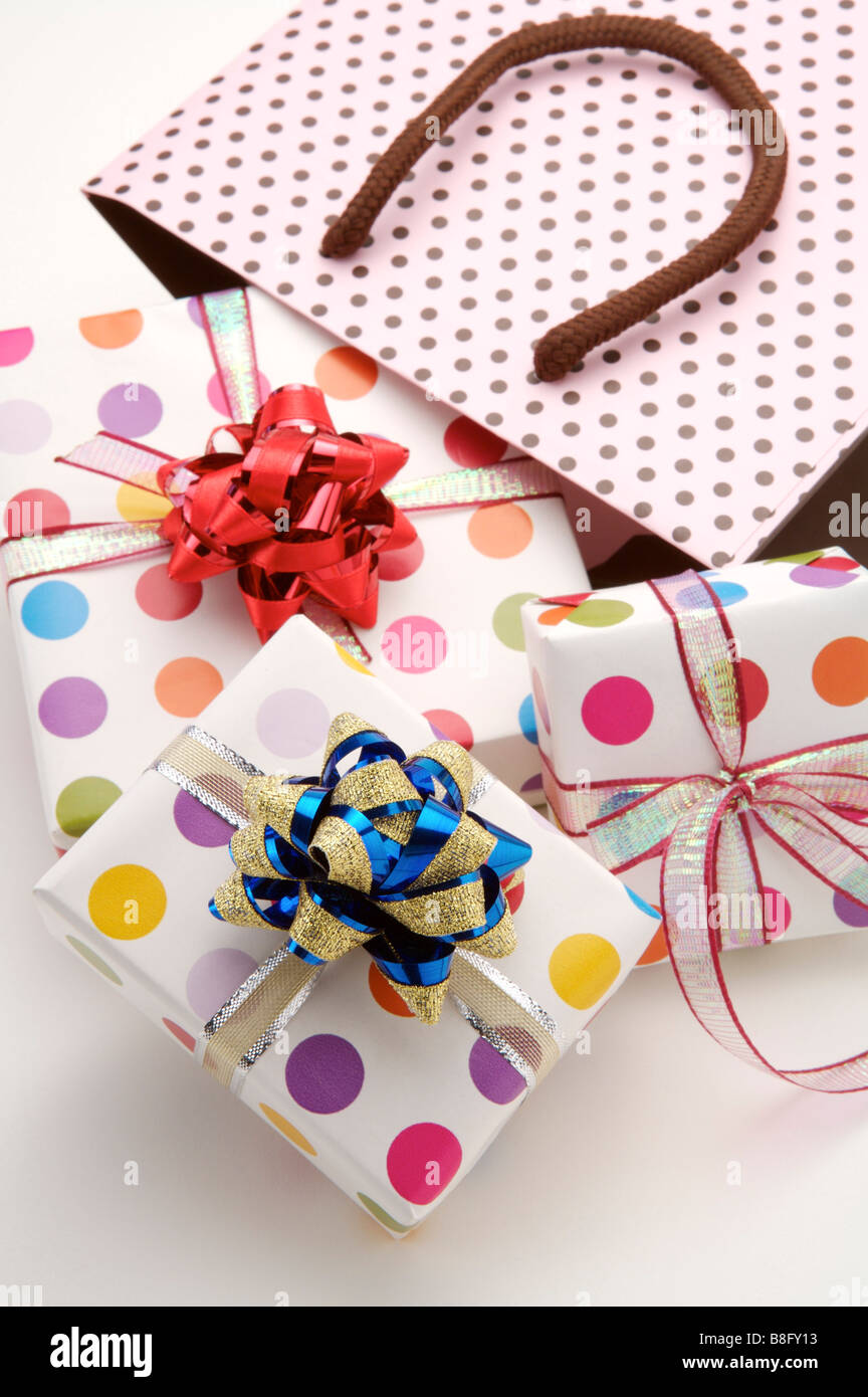 Bundle of gifts hi-res stock photography and images - Alamy
