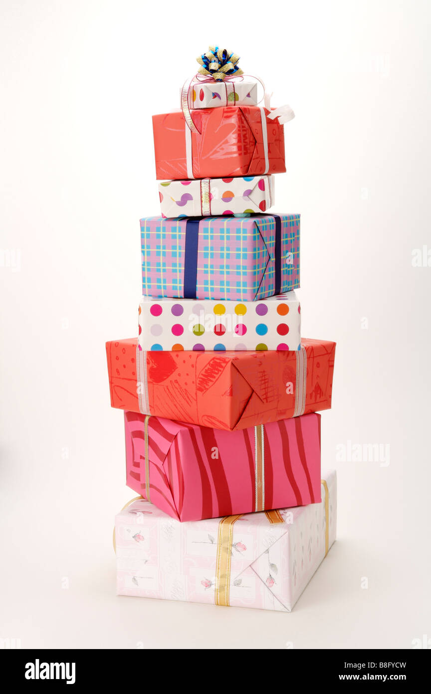 Bundle of gifts hi-res stock photography and images - Alamy