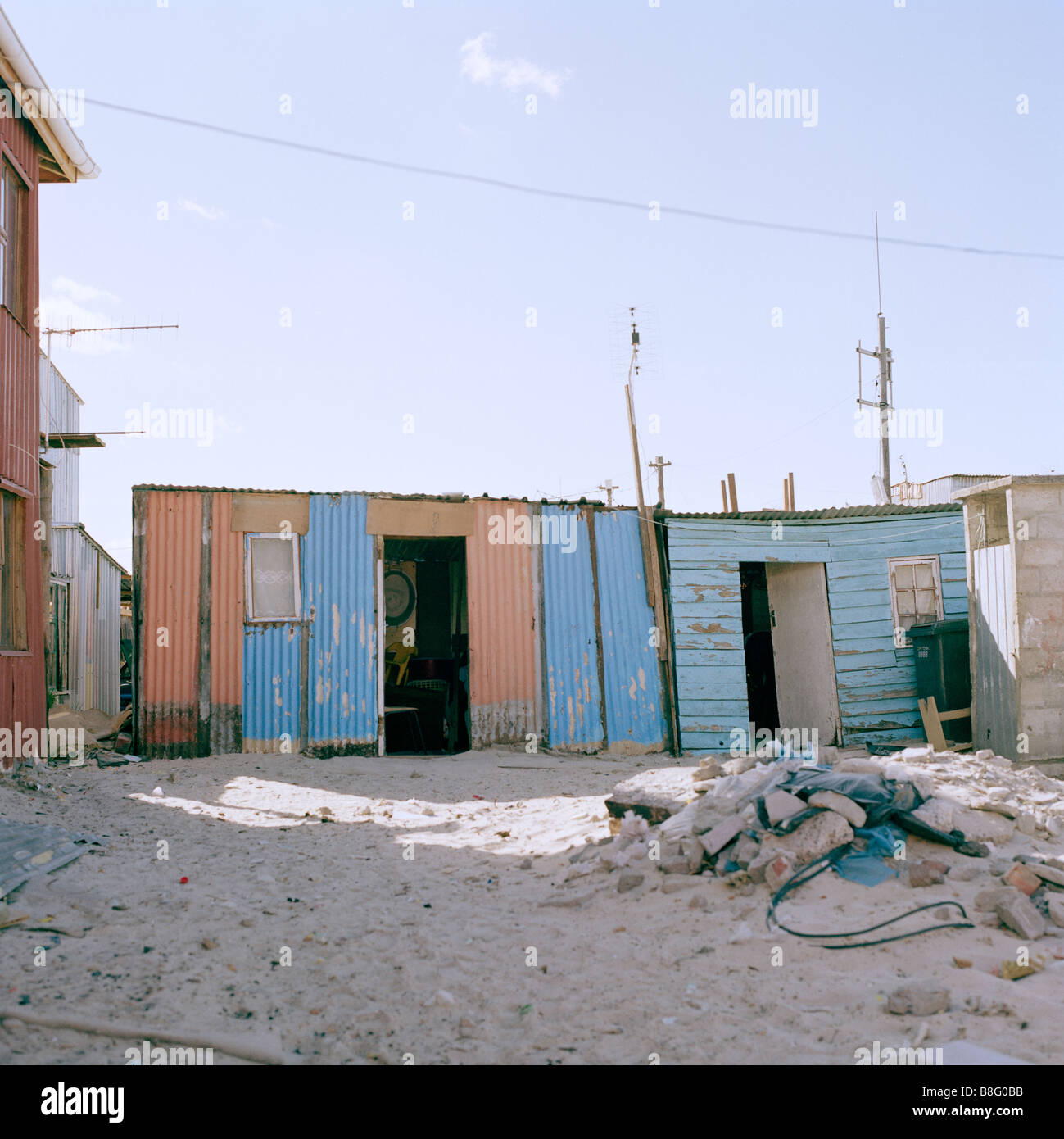 Khayelitsha Township in Cape Flats Western Cape in Cape Town in South ...