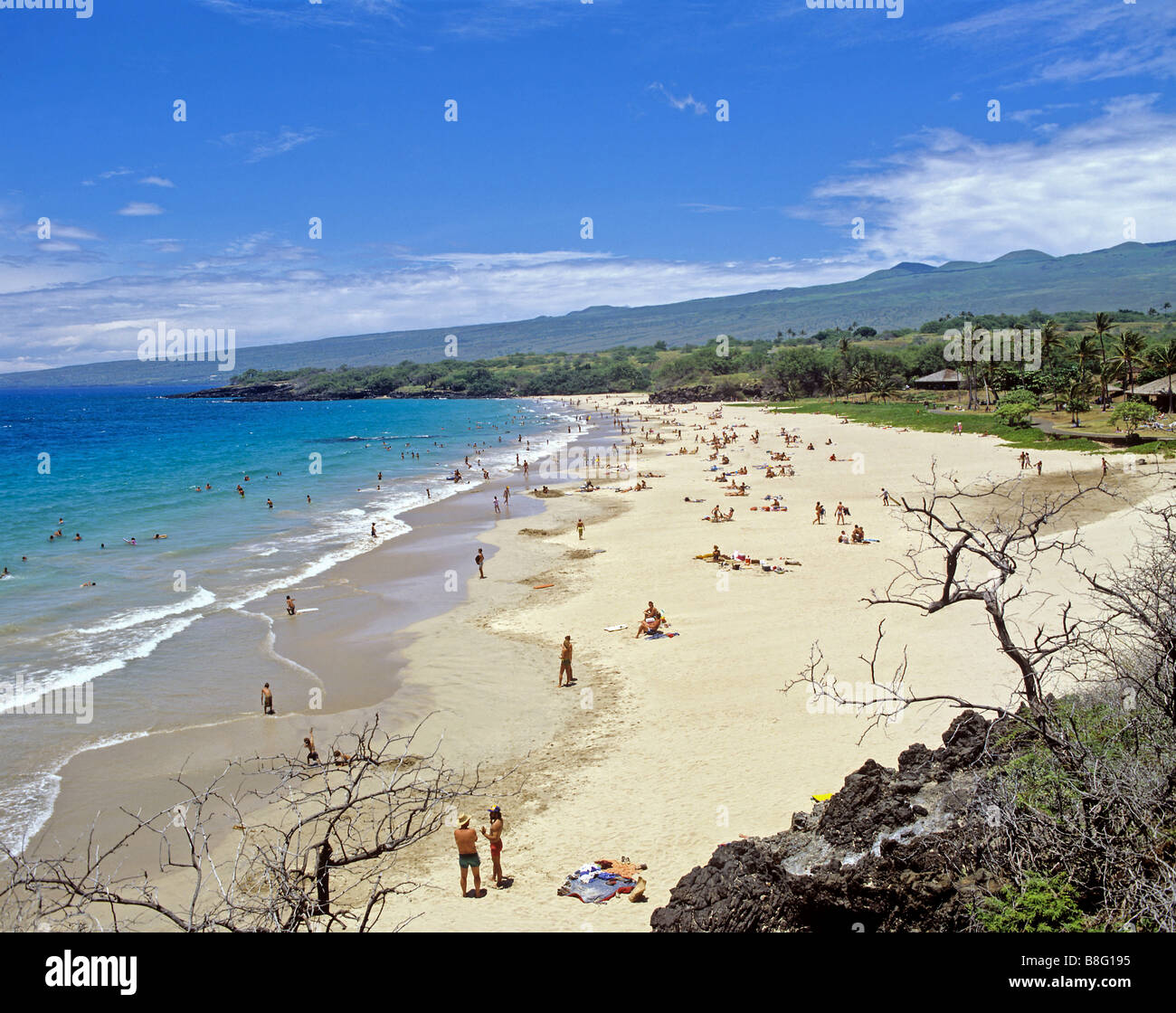 1885 Hapuna beach Big Island Hawaii USA Stock Photo - Alamy