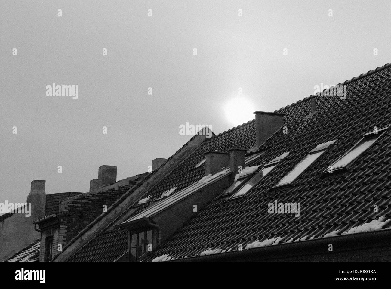 Over sunrise Black and White Stock Photos & Images - Alamy