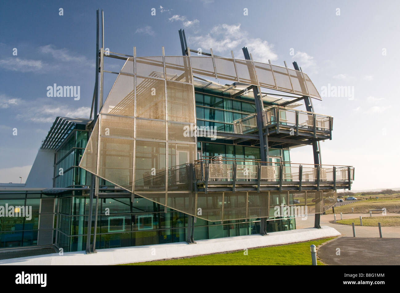The New Visitor Centre at Llanelli built for the Millennium Coast Path ...