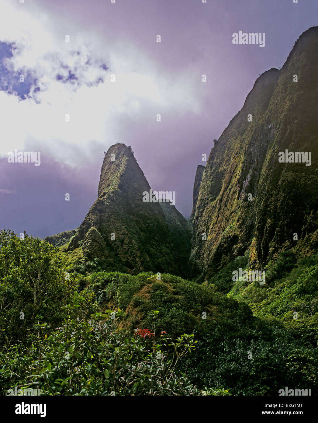 1967 Iao Needle Maui Hawaii USA Stock Photo - Alamy