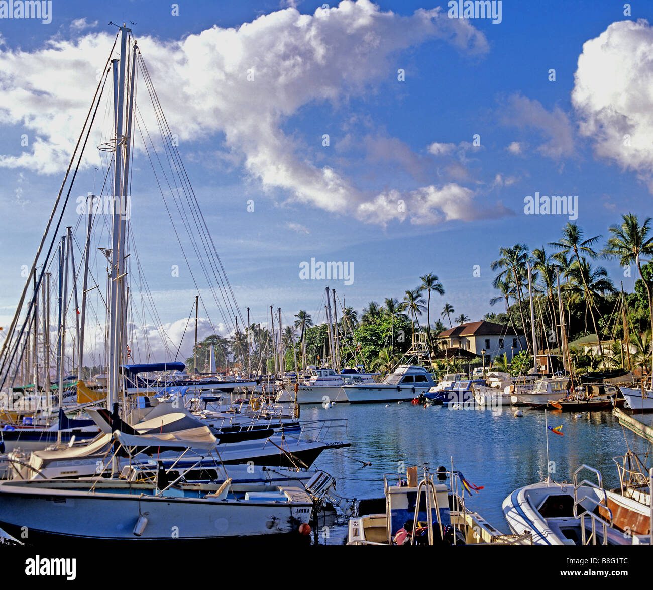 1998 Lahaina Harbour Maui Hawaii USA Stock Photo - Alamy