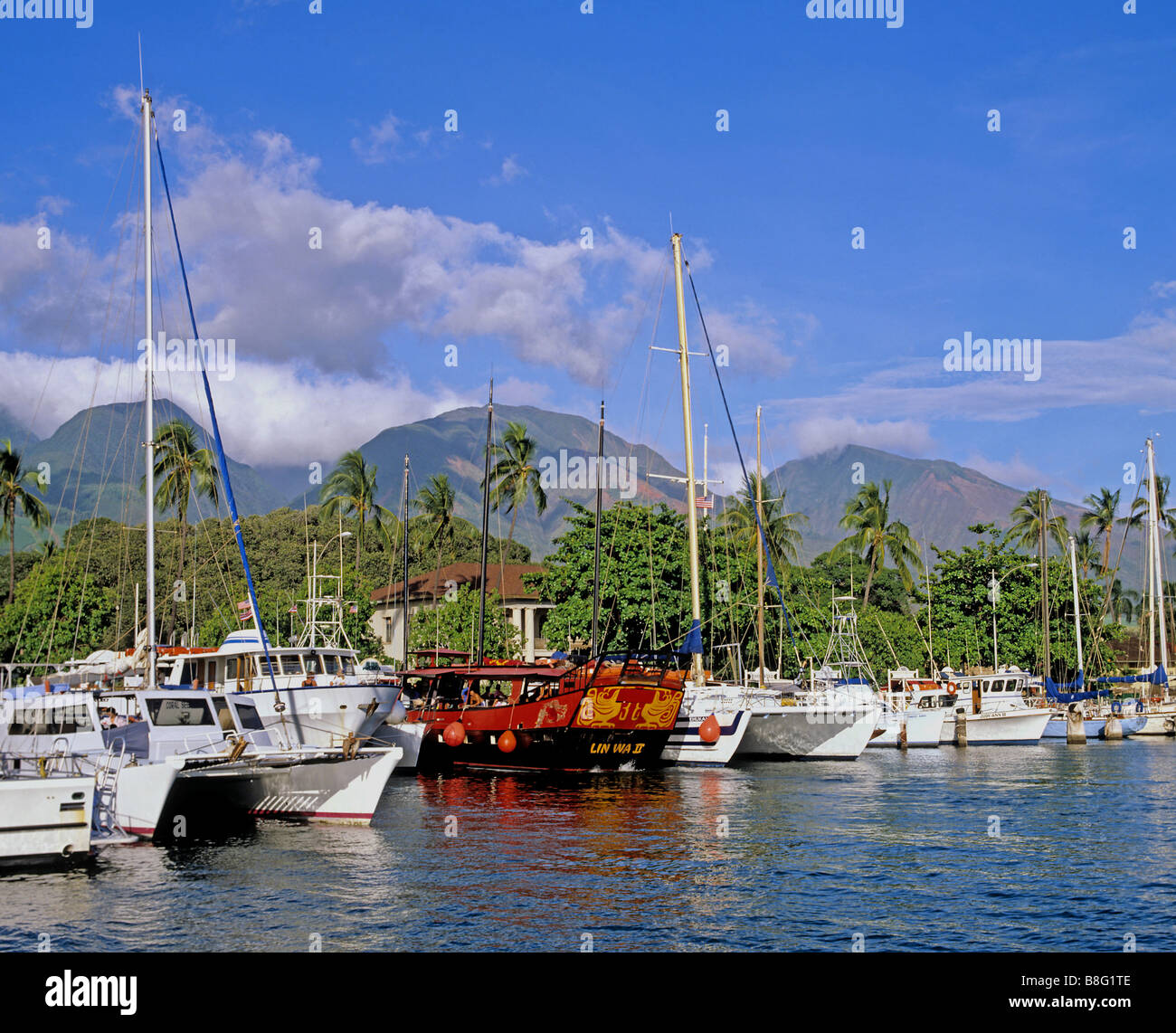1999 Lahaina Harbour Maui Hawaii USA Stock Photo - Alamy