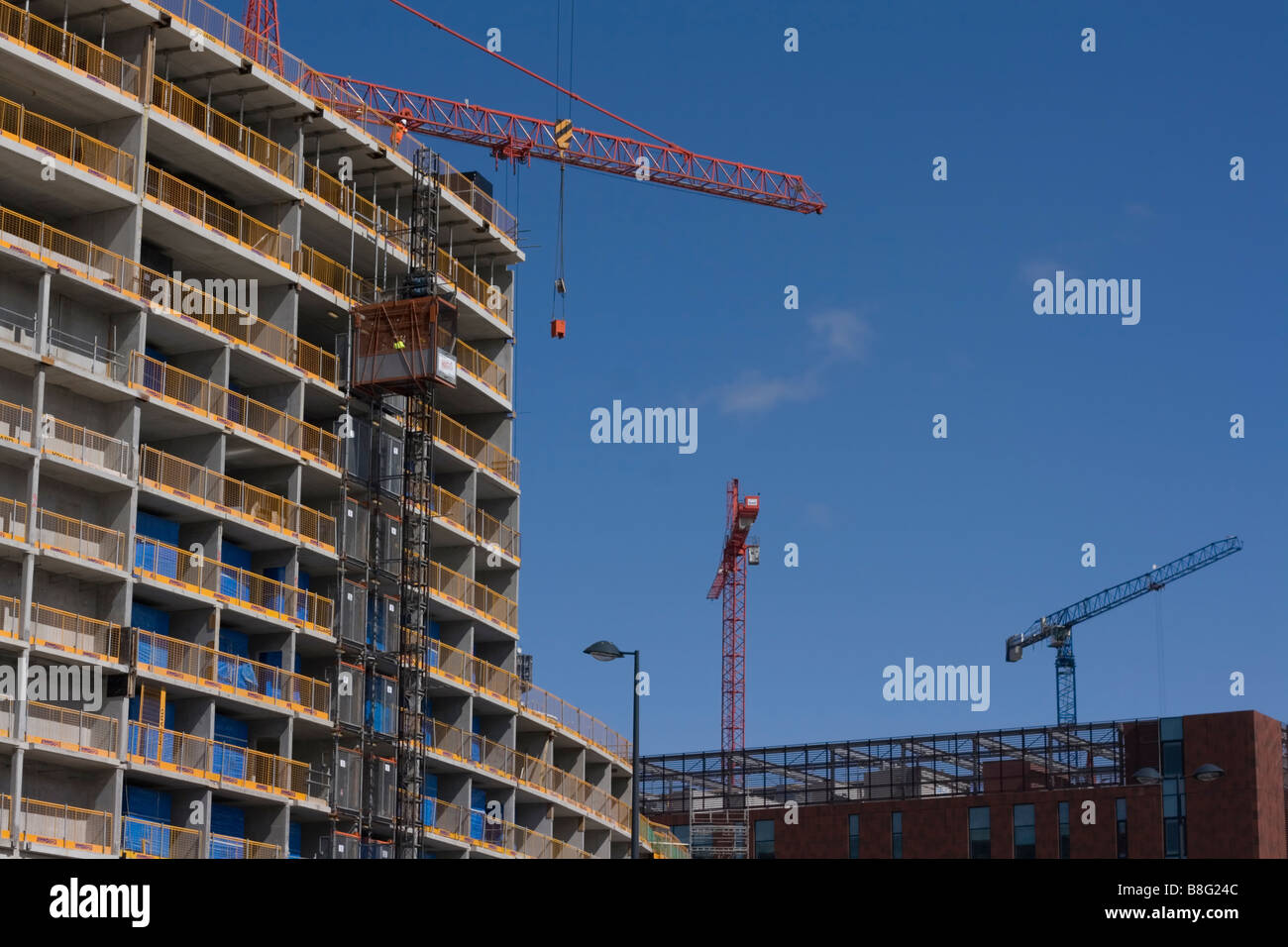 The construction of Liverpool One, a £1 billion development built by ...