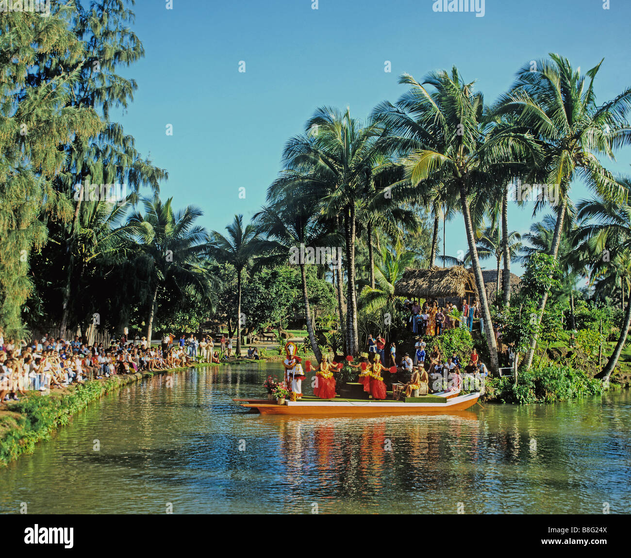 Polynesian cultural centre oahu hi-res stock photography and images - Alamy