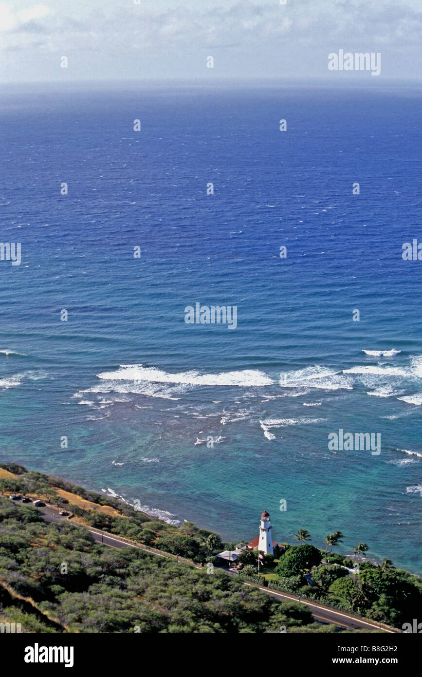 2149 Diamond Head lighthouse Oahu Hawaii USA Stock Photo - Alamy