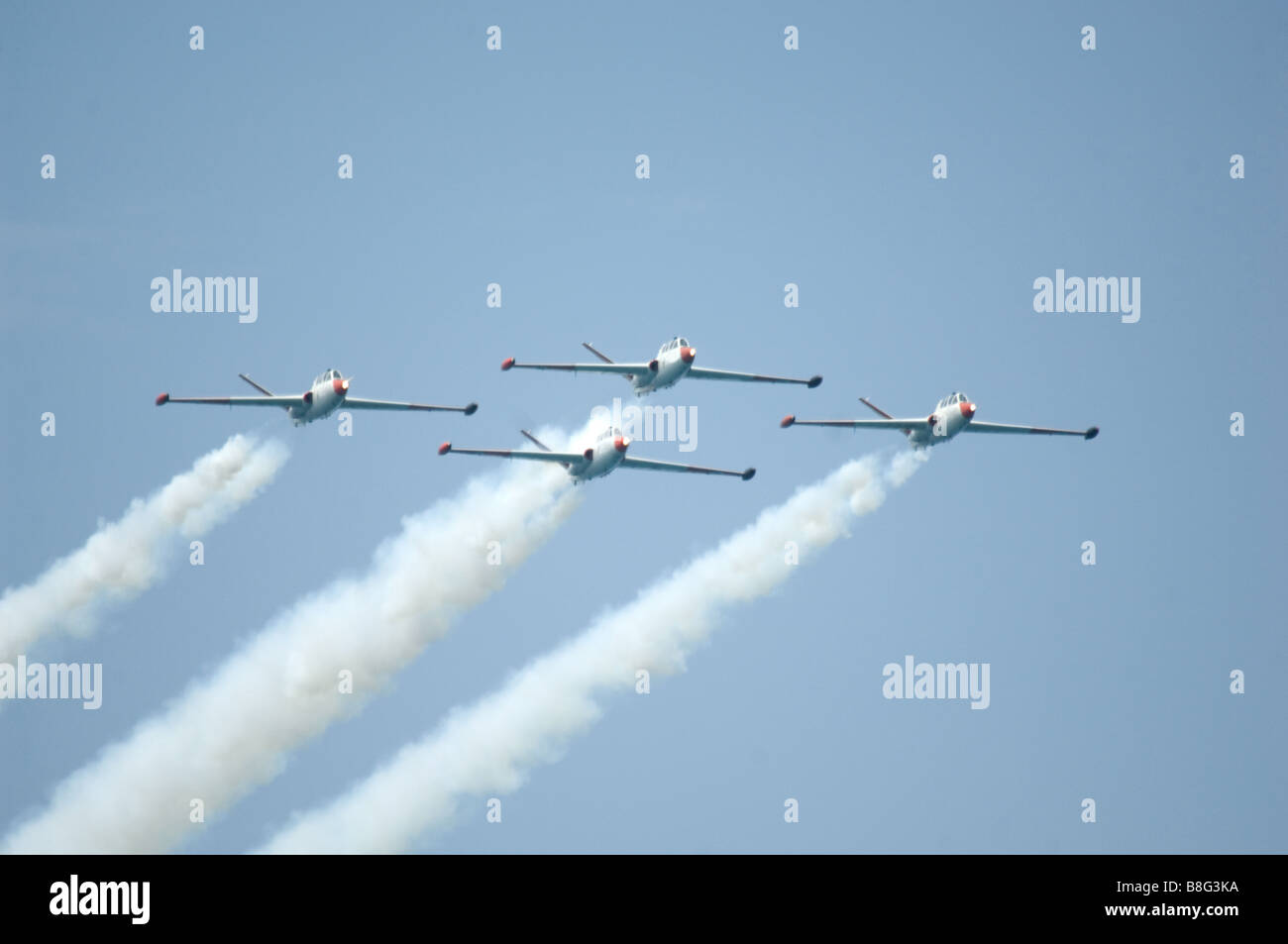 Four planes in formation Israeli Airforce air show Independence day ...