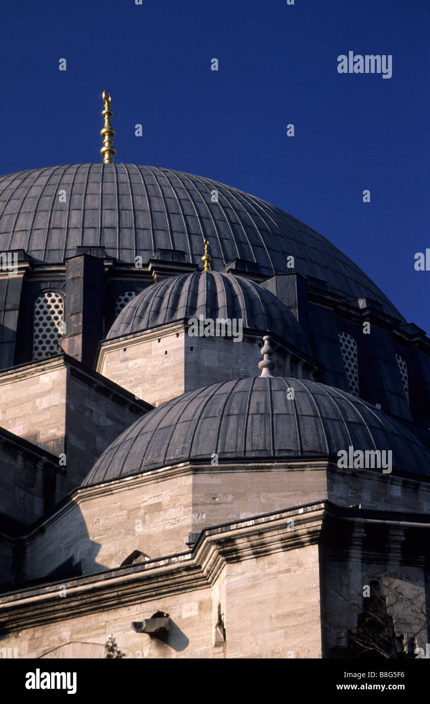 Domes Suleymaniye Camii (Mosque) Turkey Stock Photo - Alamy