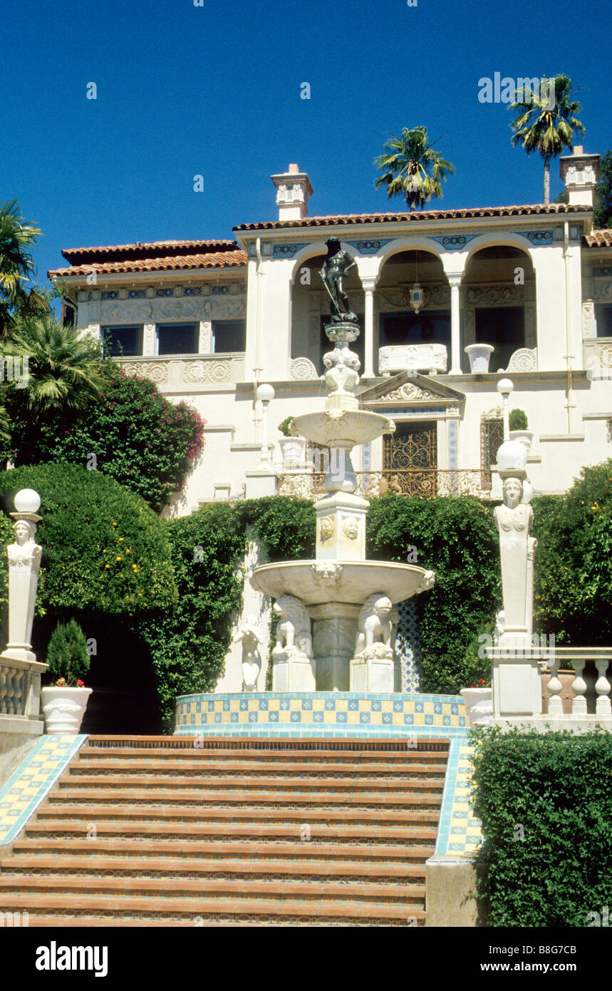 The Casa del Sol guest house at Hearst Castle, San Simeon, California ...
