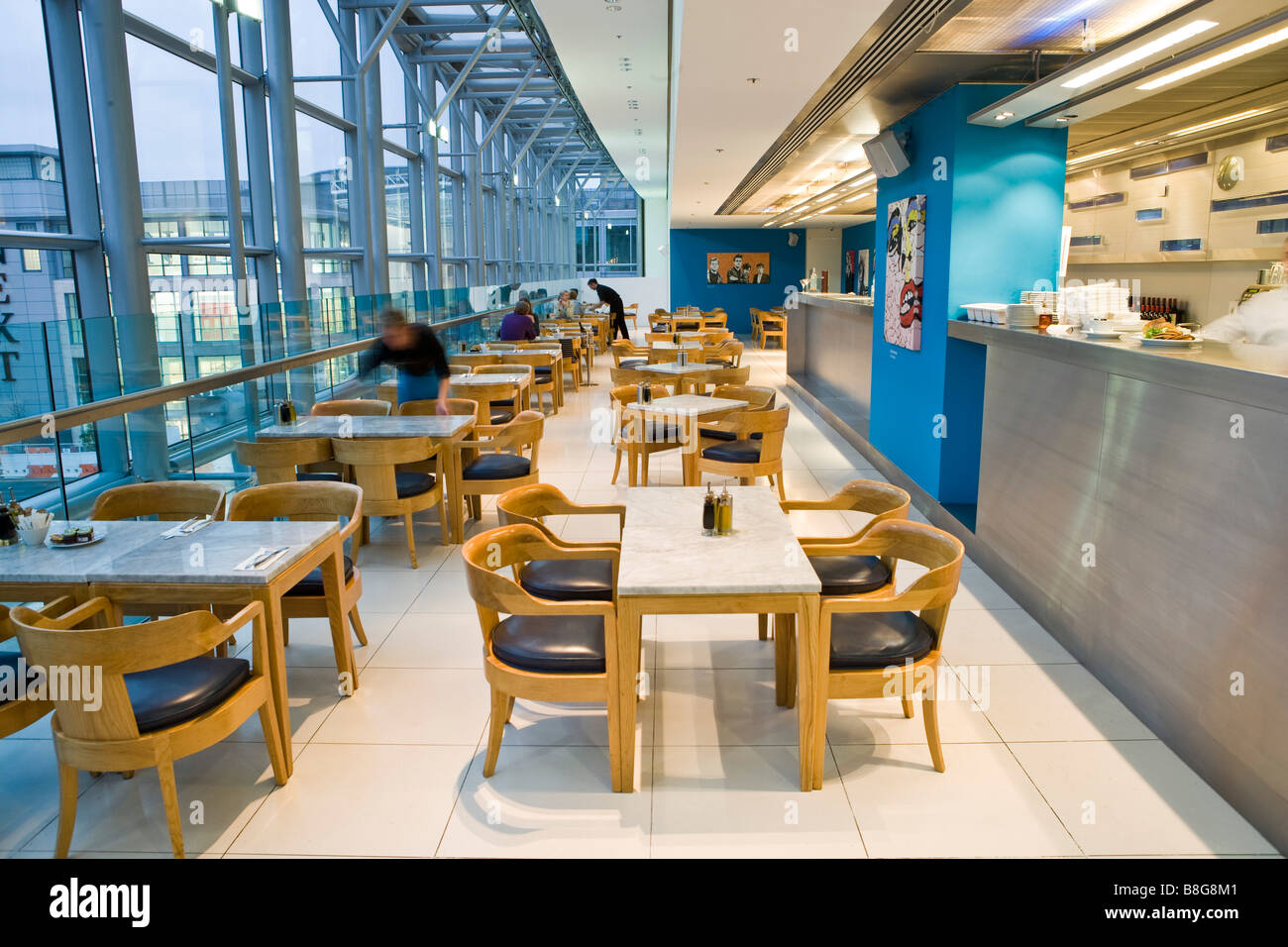 Selfridges & Co Manchester Hubbub restaurant Stock Photo - Alamy