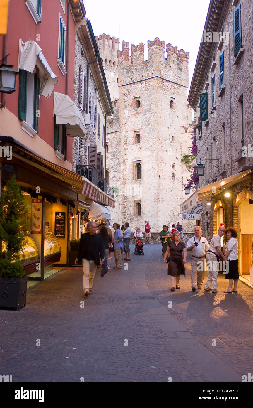 Castallo Sirmione Lake garda Italy Stock Photo - Alamy