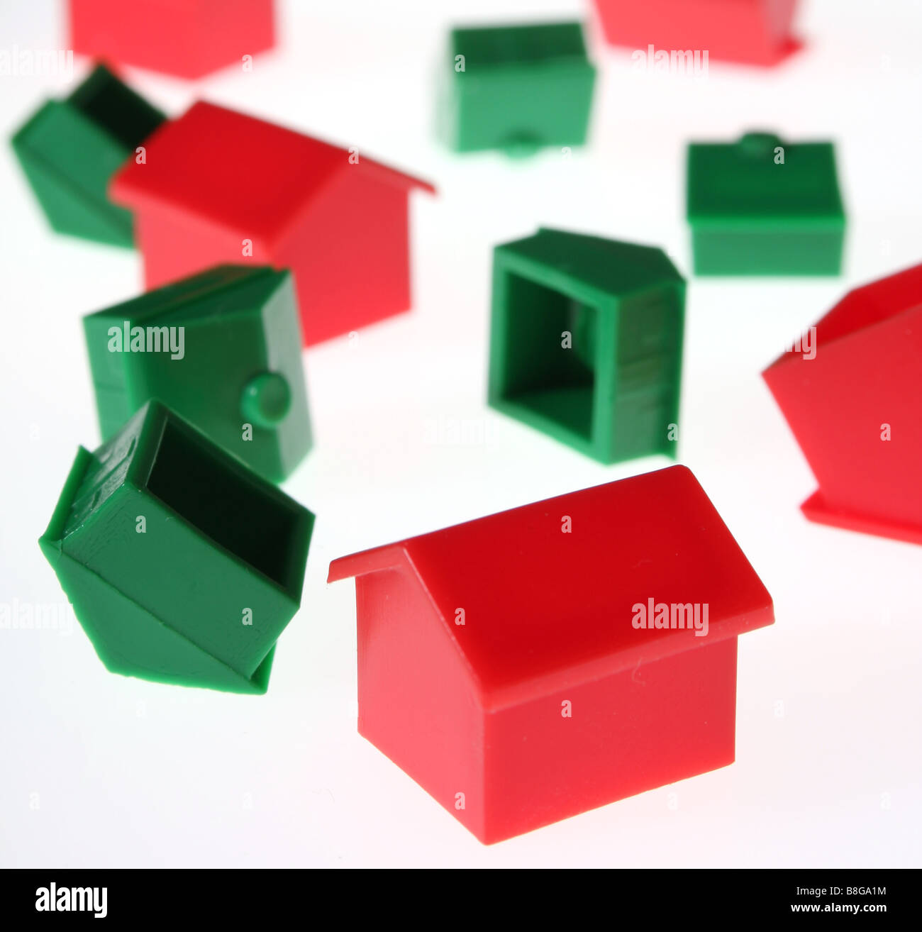 Monopoly pieces on white hi-res stock photography and images - Alamy