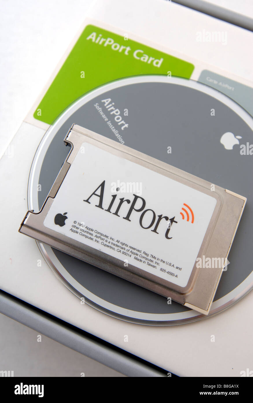 AN APPLEMAC AIRPORT CARD Stock Photo - Alamy