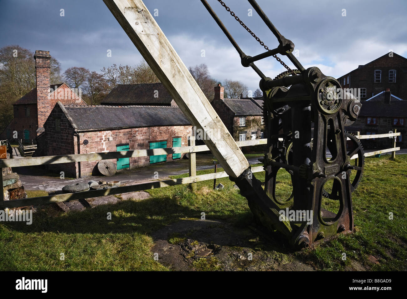 Cheddleton Flint Mill, near Leek, Staffordshire, England Stock Photo ...