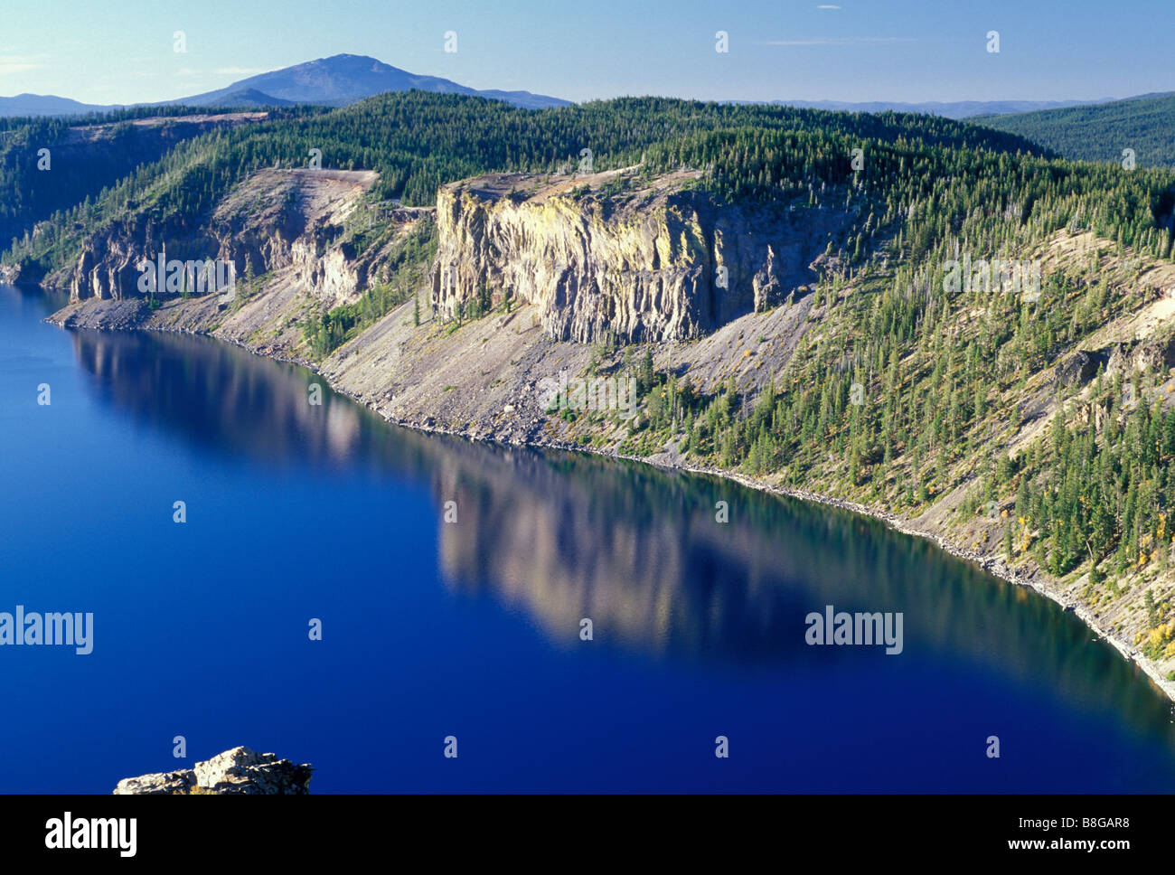 Crater Lake in Oregon volcano Stock Photo - Alamy