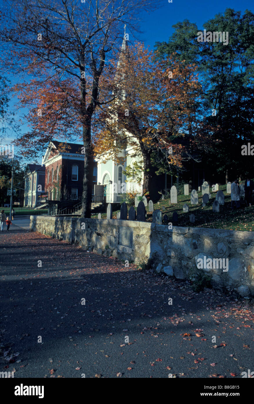 Concord, Massachusetts town center Stock Photo - Alamy