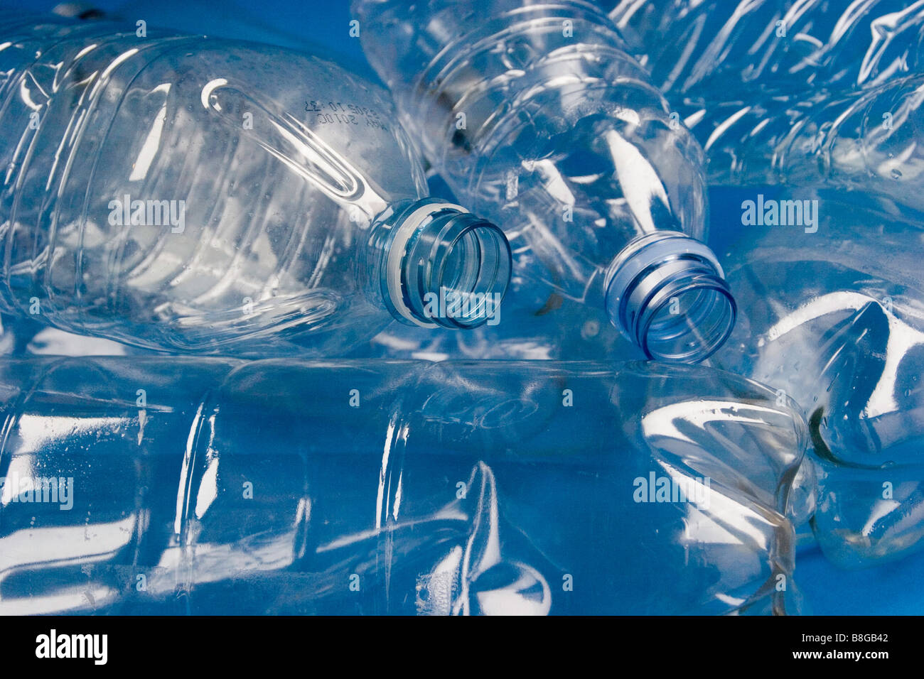 plastic water bottles to be recycled Stock Photo - Alamy