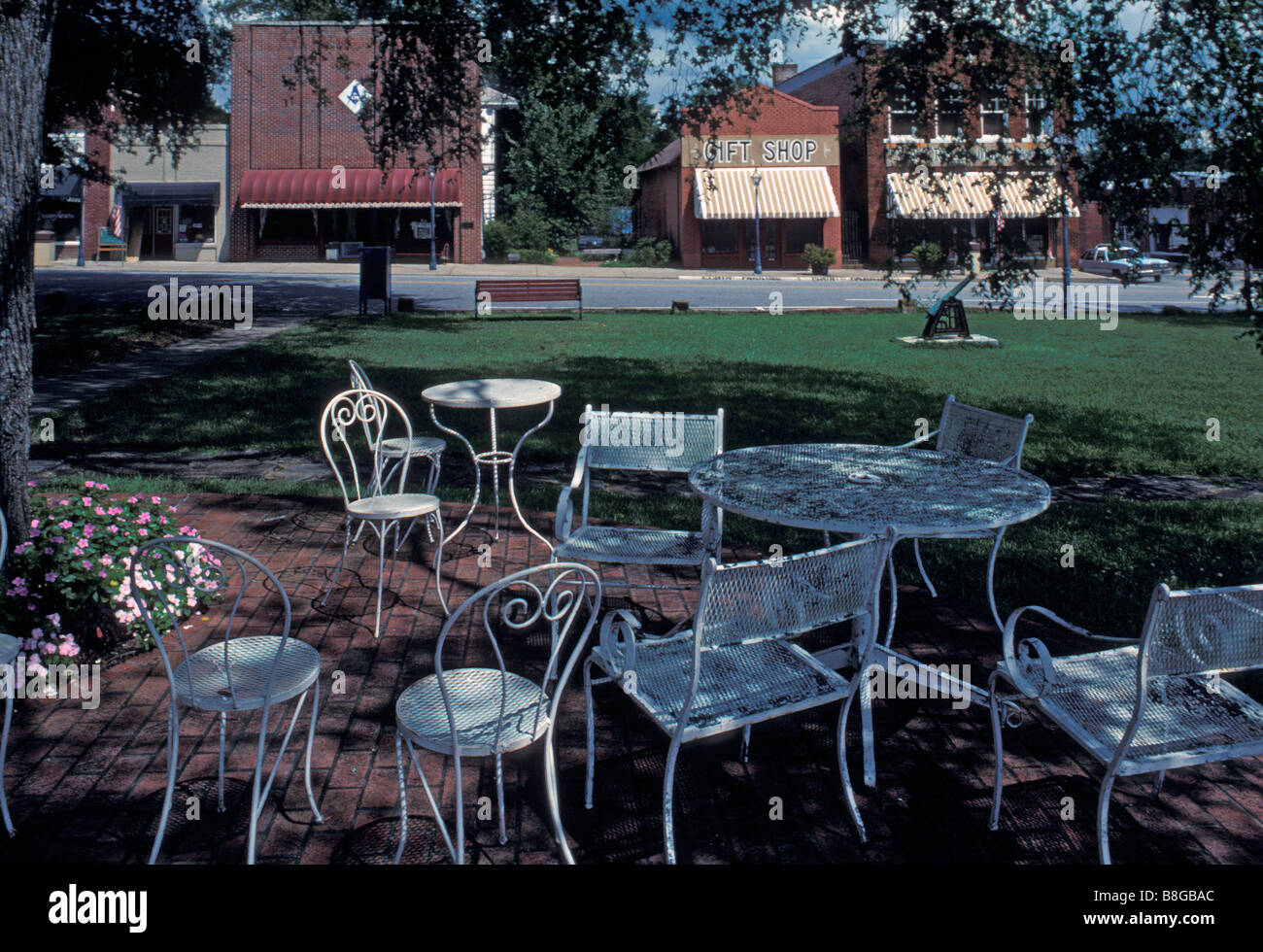 Pendleton historic town view from Farmer's Hall Stock Photo - Alamy