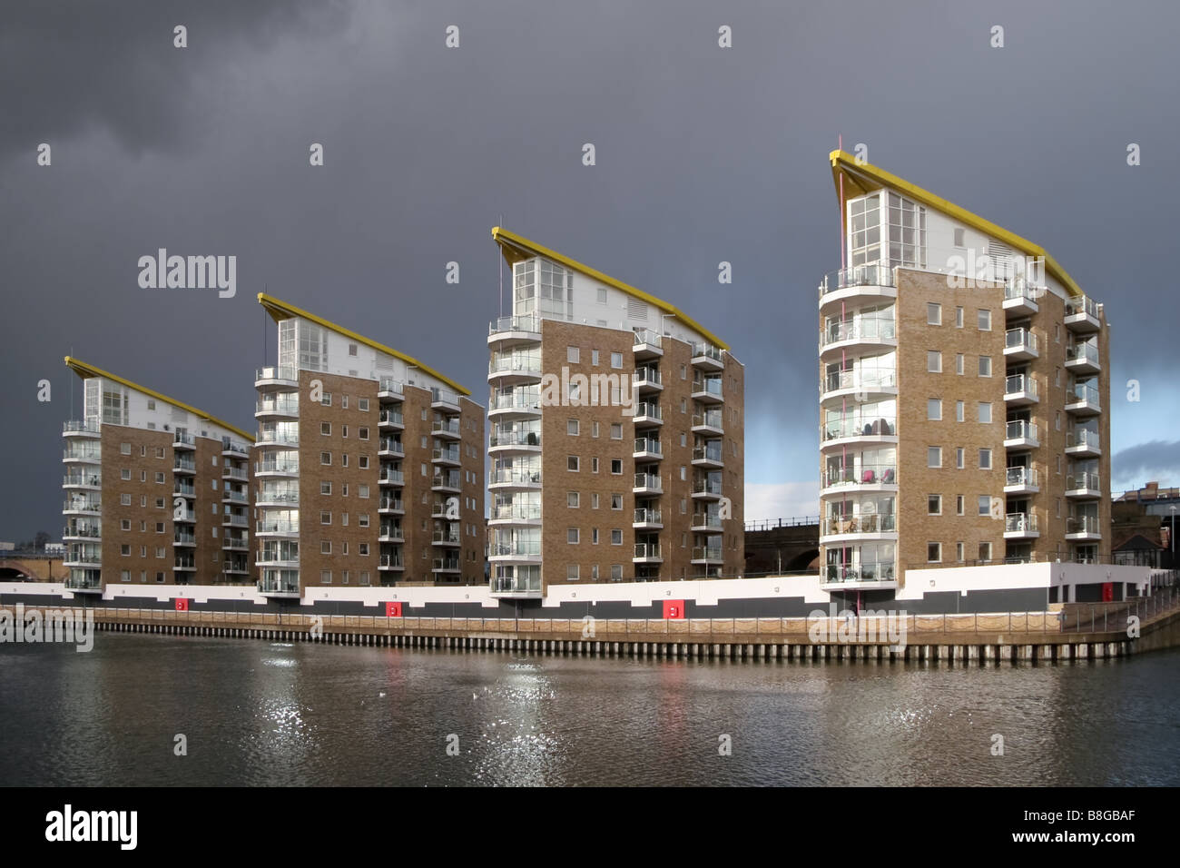 High rise apartments in Docklands London Stock Photo - Alamy