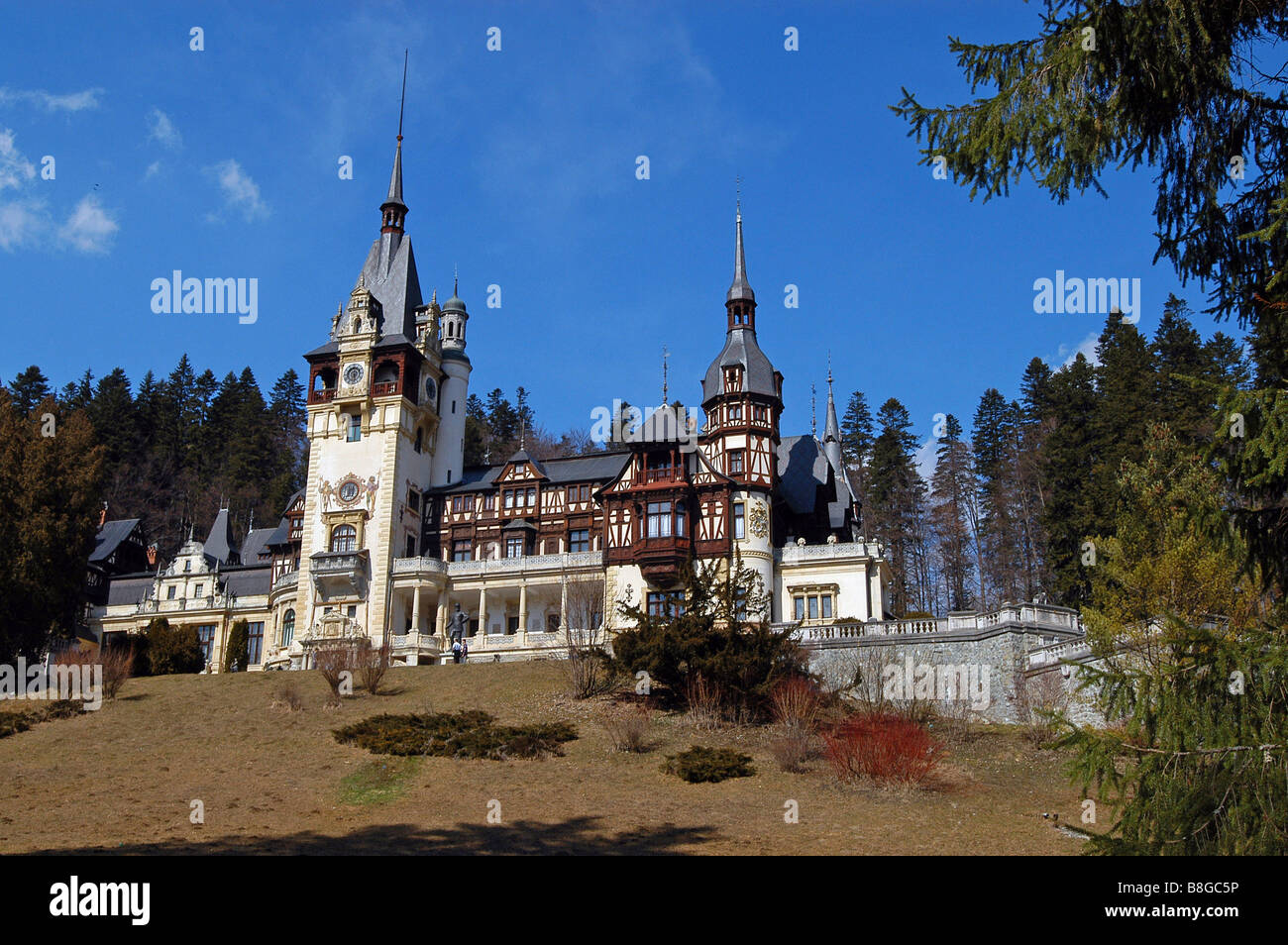 Peles Castle Romania Stock Photo - Alamy