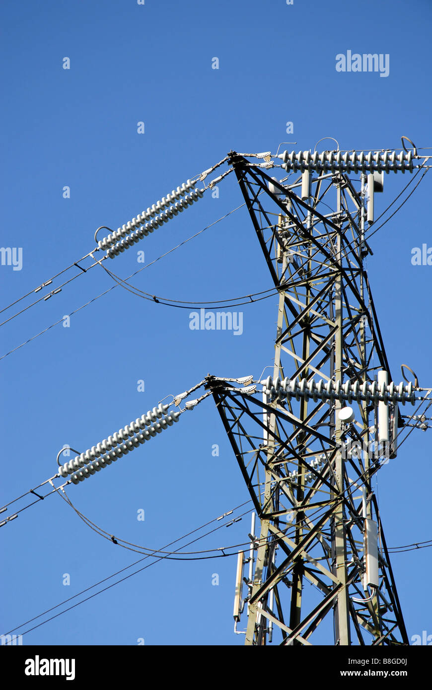 High tension cables hi-res stock photography and images - Alamy