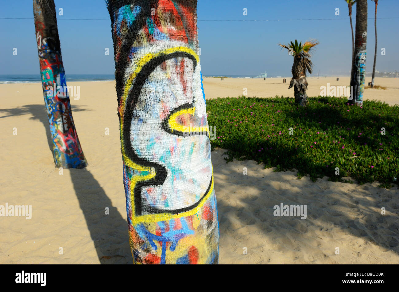 Graffities at Venice Beach, Los Angeles CA Stock Photo - Alamy