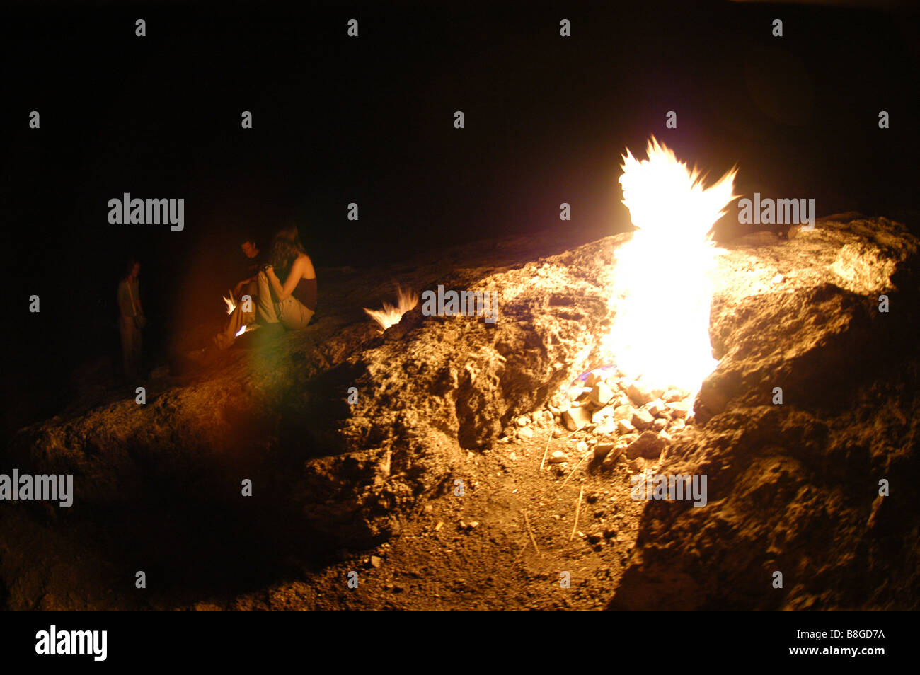 Turkey Antalya Province Olympos National Park the Eternal Fire of the ...