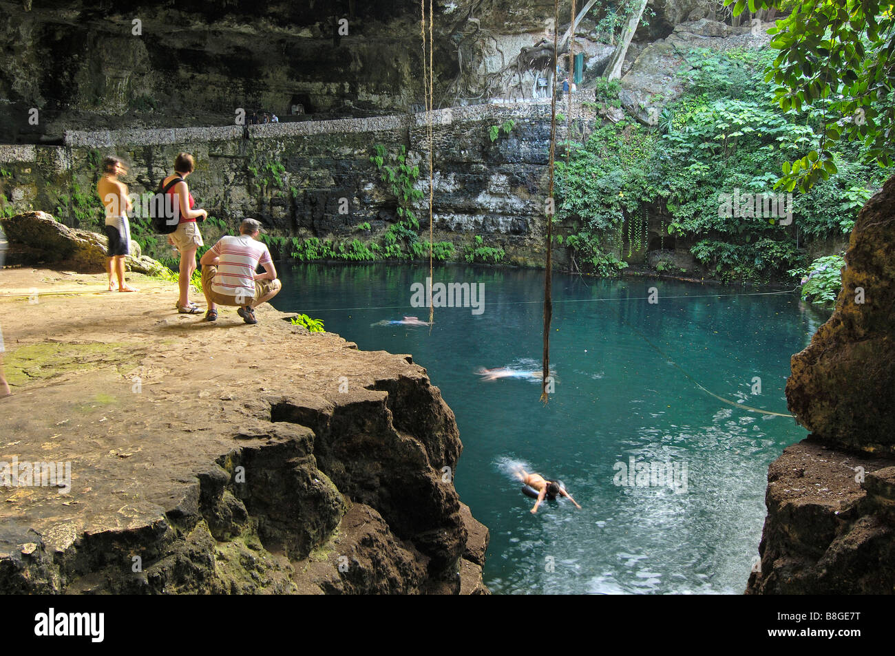 Cenote of Saci Valladolid Mayan Riviera Yucatan Peninsula Mexico Stock ...