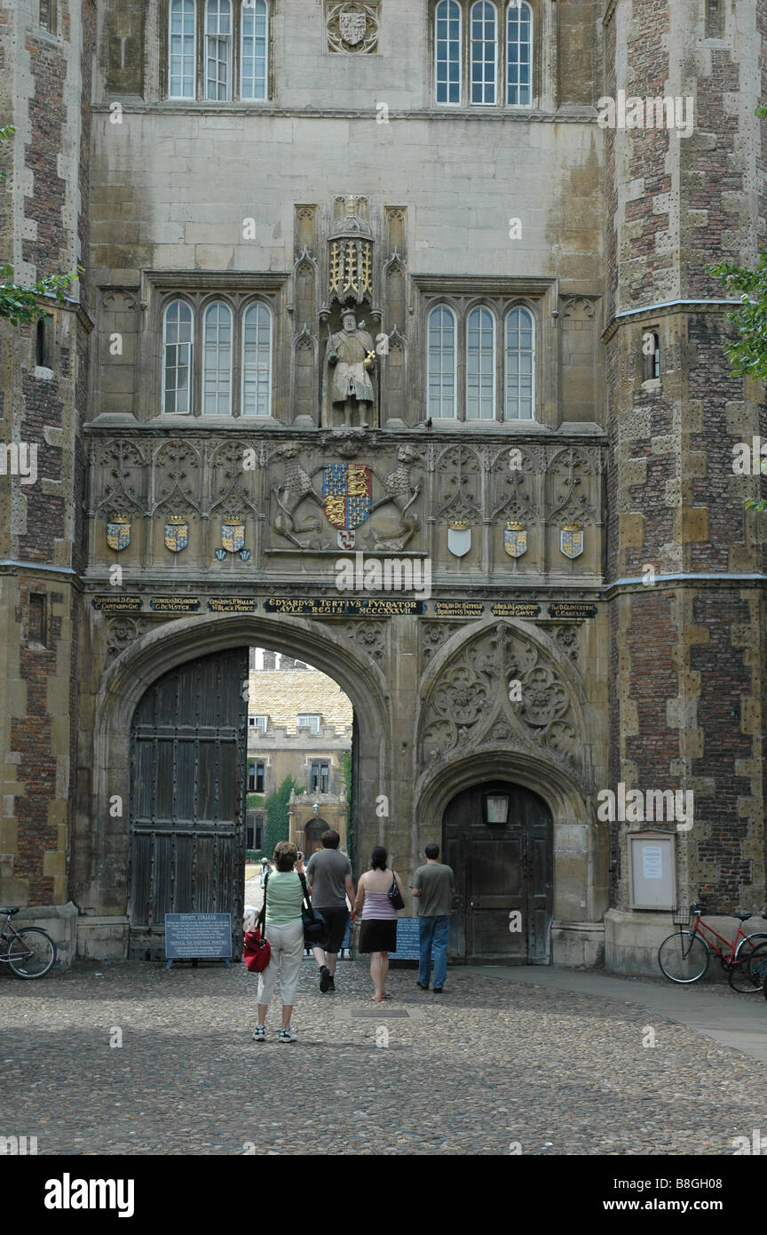 The Great Gate of Trinity College University of Cambridge Stock Photo ...